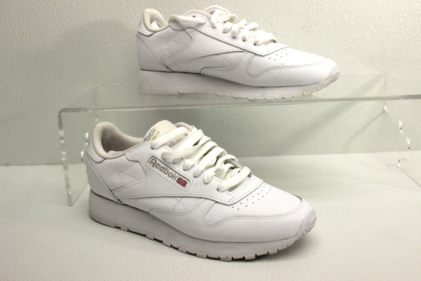 Reebok Classic White Leather Sneakers 059503 Women’s … - Gem