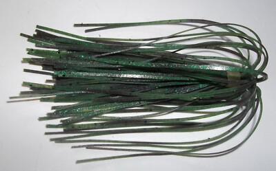 (5) D-J Lures Custom Silicone Jig/Spinnerbait Skirts(Evergreen)Bass ...