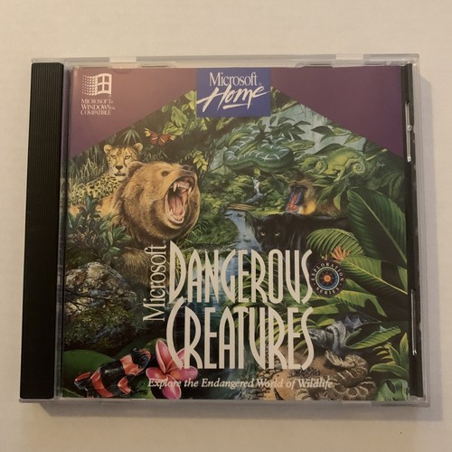 Microsoft Dangerous Creatures - PC Windows CDROM 1994 | eBay