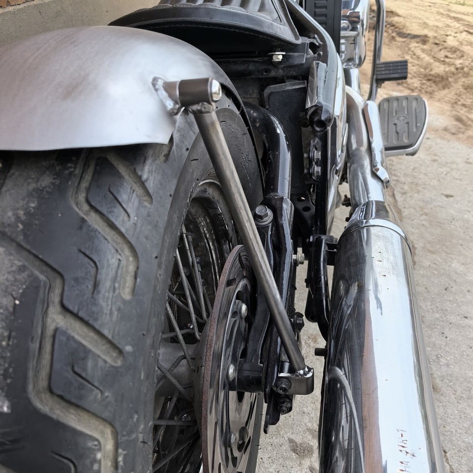 Silver Rear Fender Plate Mudguard For YAMAHA DRAGSTAR1100 XVS1100 V ...