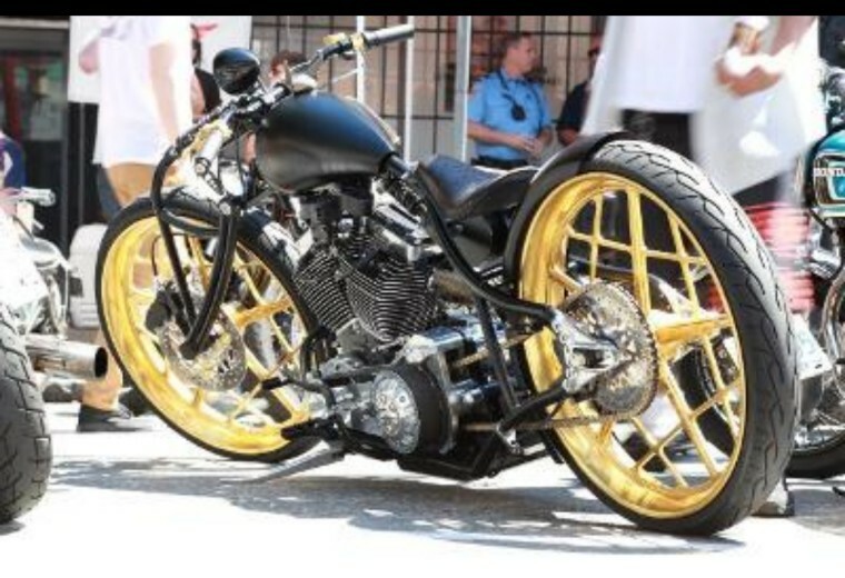 Tinworksinc Radius Rigid Frame 200 mm Bobber/Chopper Billet Axle Blocks ...