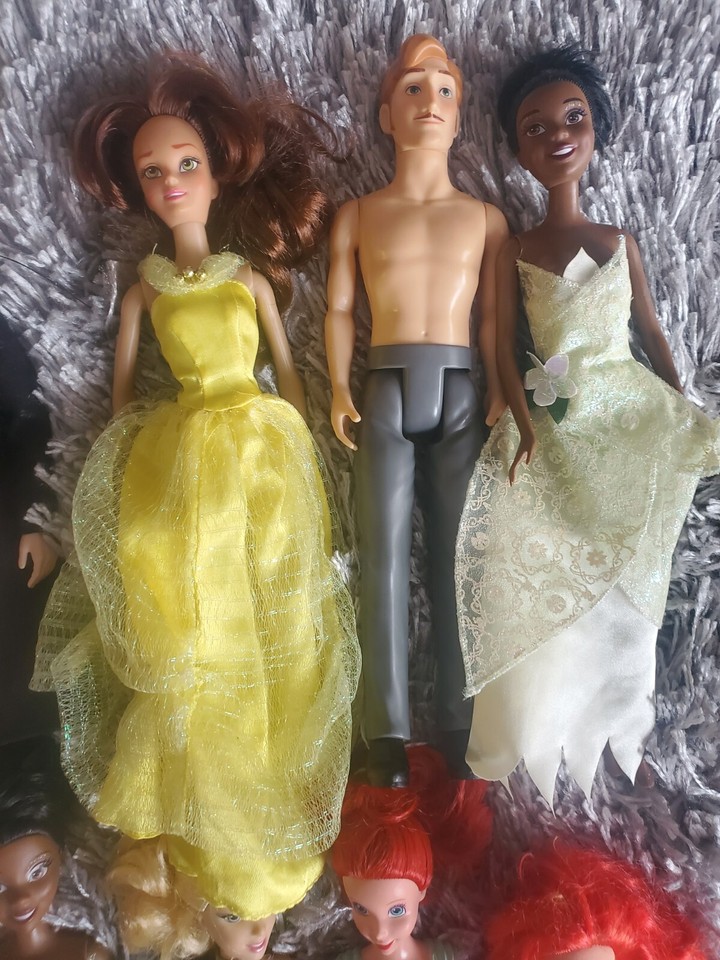 Disney mixed dolls lot of 12, princesses.please read description | eBay