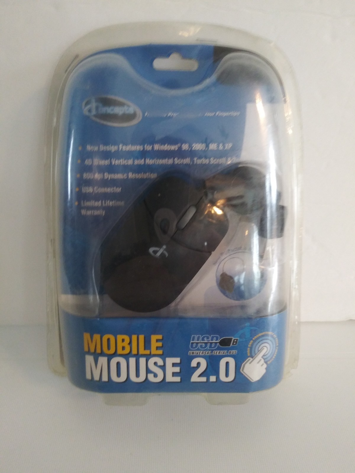 Iconcepts Mobile Mouse 2.0 with Retractable Cord | eBay
