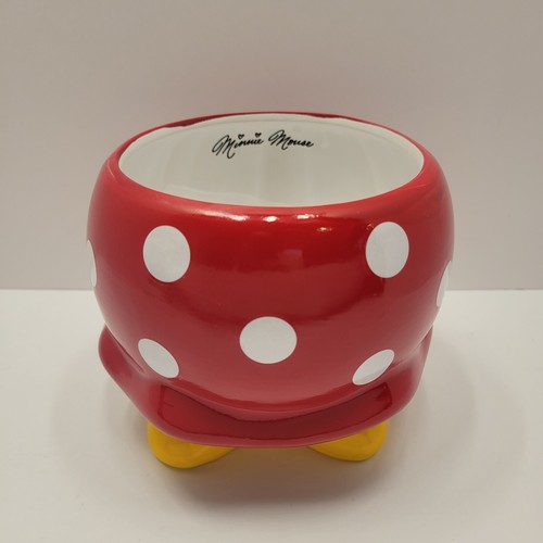 Disney Minnie Mouse Planter Ceramic Garden Flower Pot | eBay