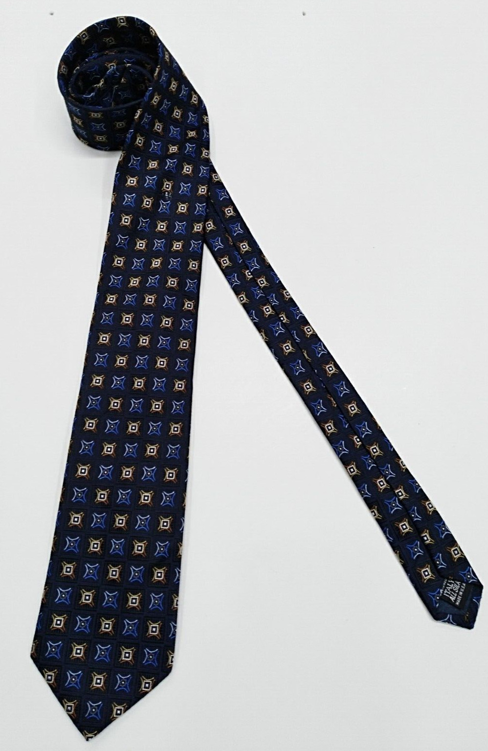 602) MARIO BORELLI MEN'S TIE 100% SILK MADE IN USA - Gem