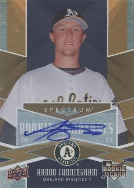 2009 Upper Deck Spectrum - Rookie Signatures #105 Aaron Cunningham (AU ...
