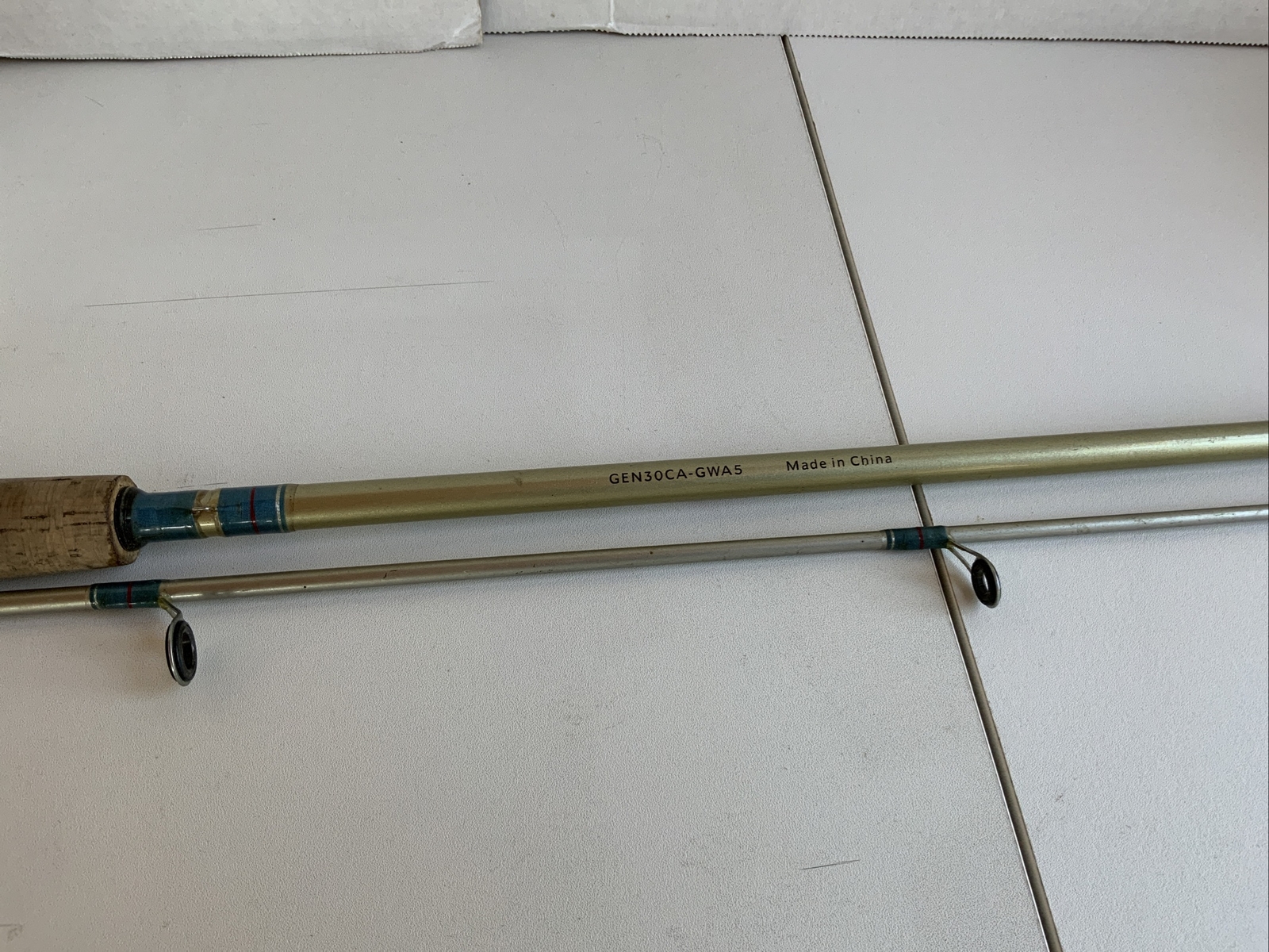 ZEBCO GENESIS 2 pc Medium Action 6' 6" Spinning Fishing Rod No. GEN30CA ...