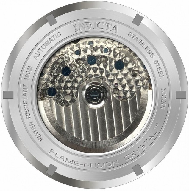 Invicta Men's Specialty Black Dial Pinball Automatic Semi Skeleton ...