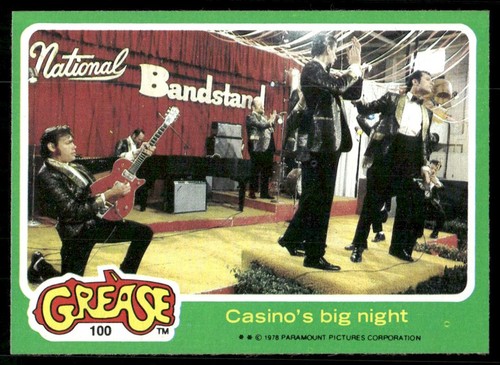 Grease 1978 Movie Topps Card #100 (NM) | eBay