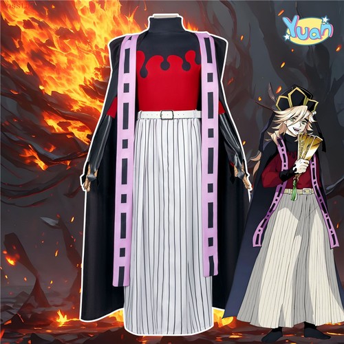 Demon Slayer: Kimetsu no Yaiba Douma Cosplay Costumes Full Set Cloak ...