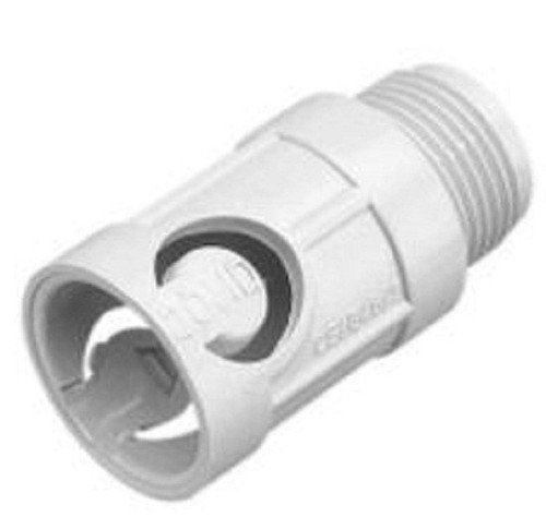 Clipsal PLAIN TO SCREWED PVC CORRUGATED ADAPTOR 20mm Dia, M20x1.5 ...