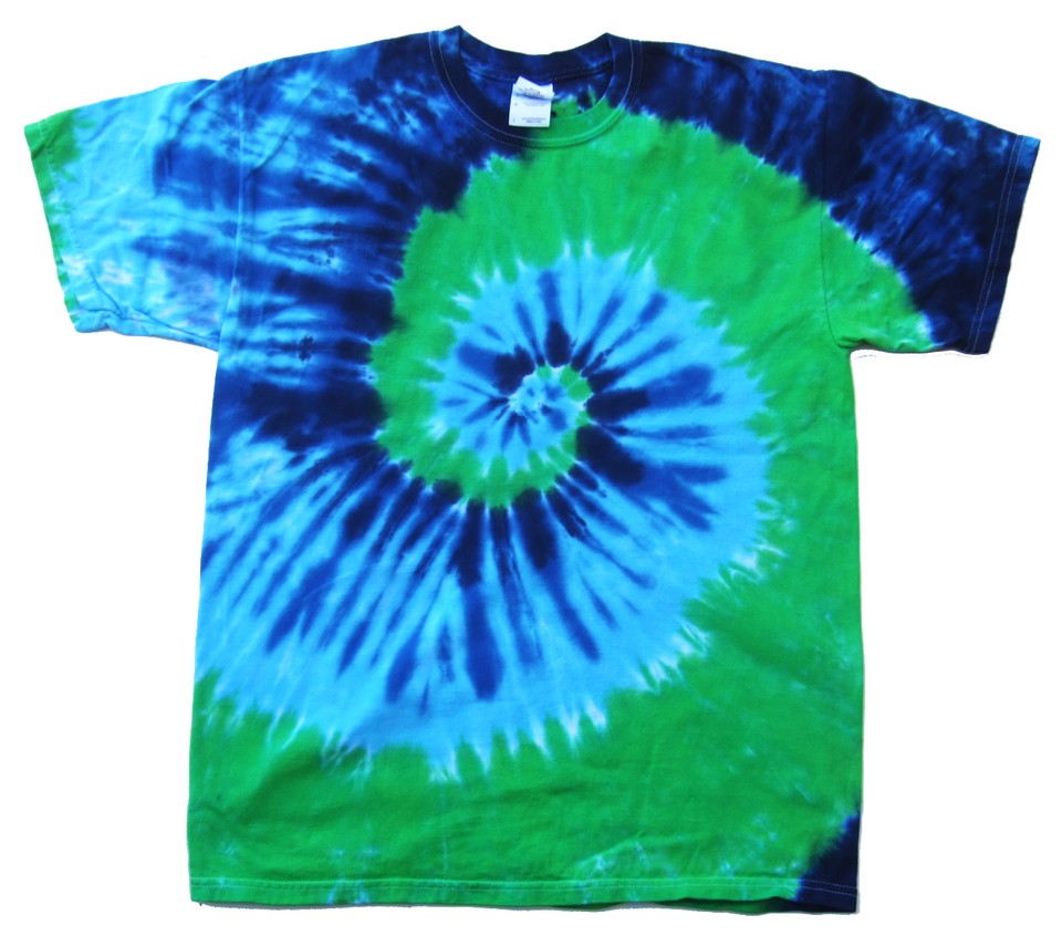 Multi-Color Tie Dye T-Shirt, Adult, S M L XL 2XL 3XL 4XL 5XL 100% ...