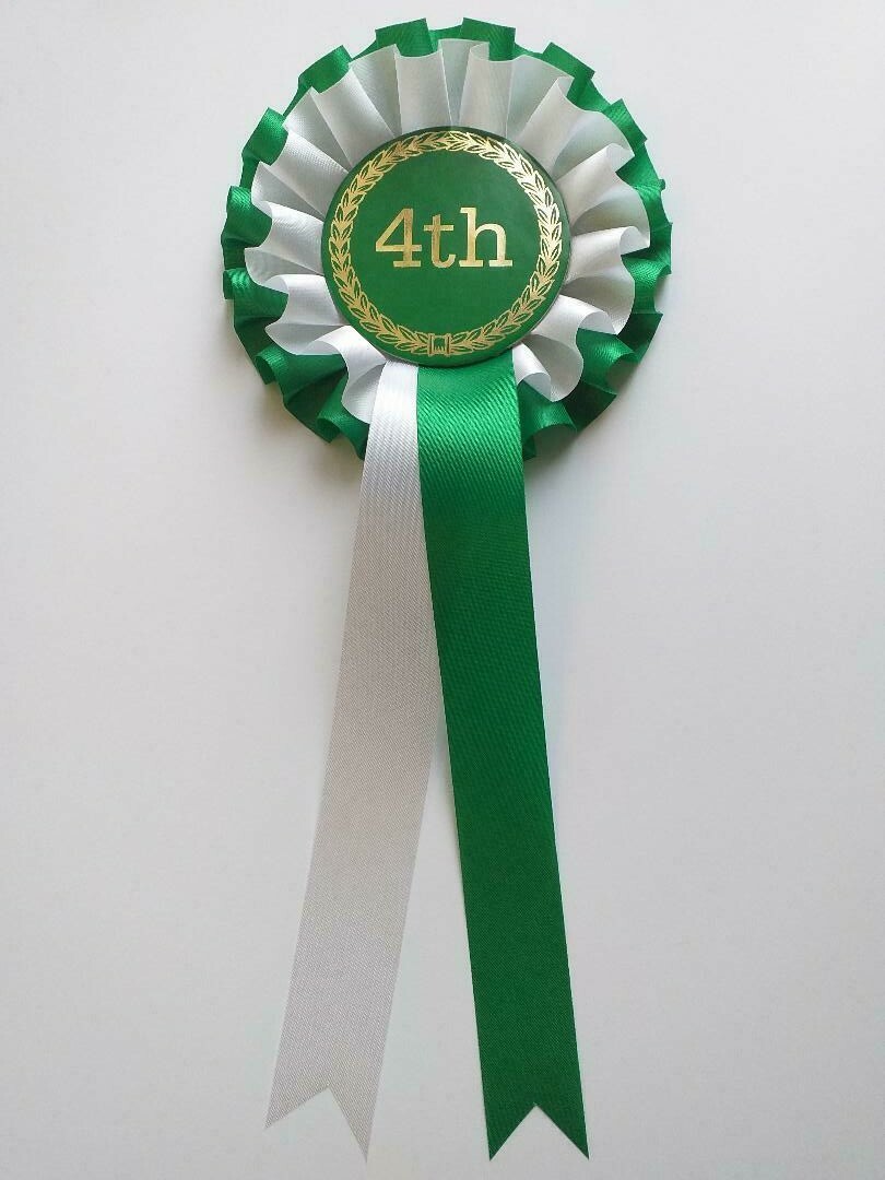 Award Rosettes Individual Placing 2 Tier Rosettes 1st - 6th Place FREE ...