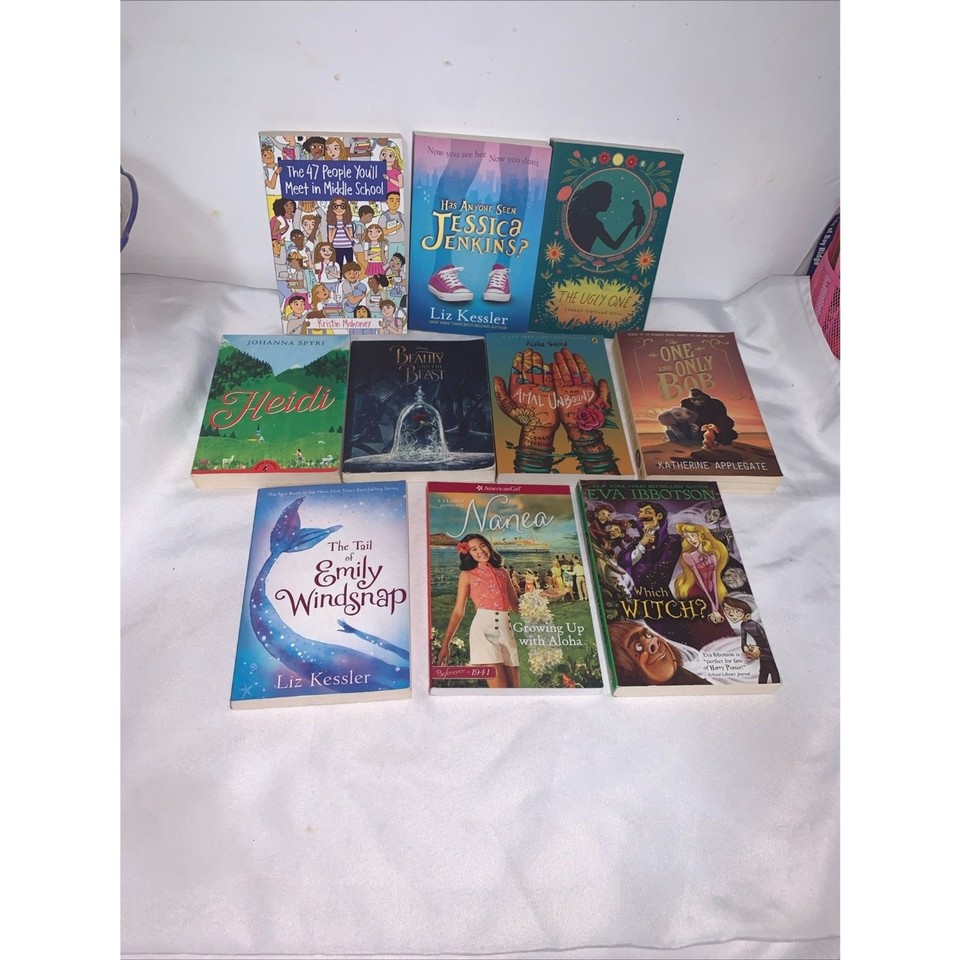 Bulk summer reading books for girls, Lot of 10 Girls Chapter Books (8 ...
