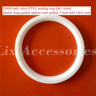 2pcs DN80 ball valve PTFE sealing ring Q41 plastic gasket 3 inch ball ...