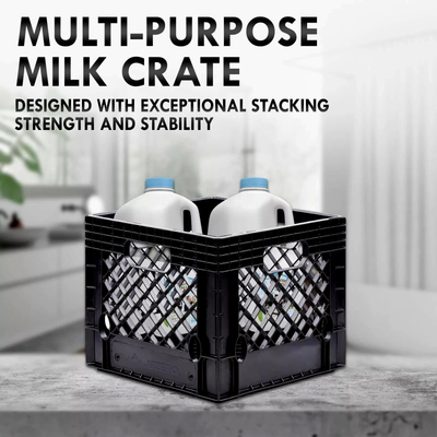 Plastic Milk Crates Design Mini Milk Crate (for Cd's Or Misc Storage)