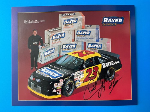 Chad Little Autographed Photo - 1994 Bayer Select Mark Rypien ...