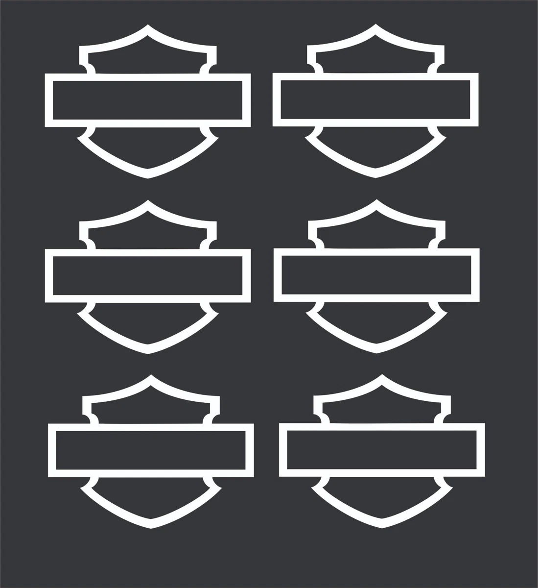 Harley Bar And Shield Outline
