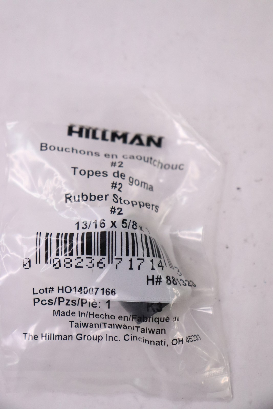 Hillman 0.8125-in Black Neoprene Hole Plug for sale online | eBay