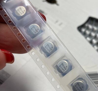 NIPPON MV35VC22MF55 Aluminum Electrolytic Capacitor 22uF 35V SMD Qty.10 ...