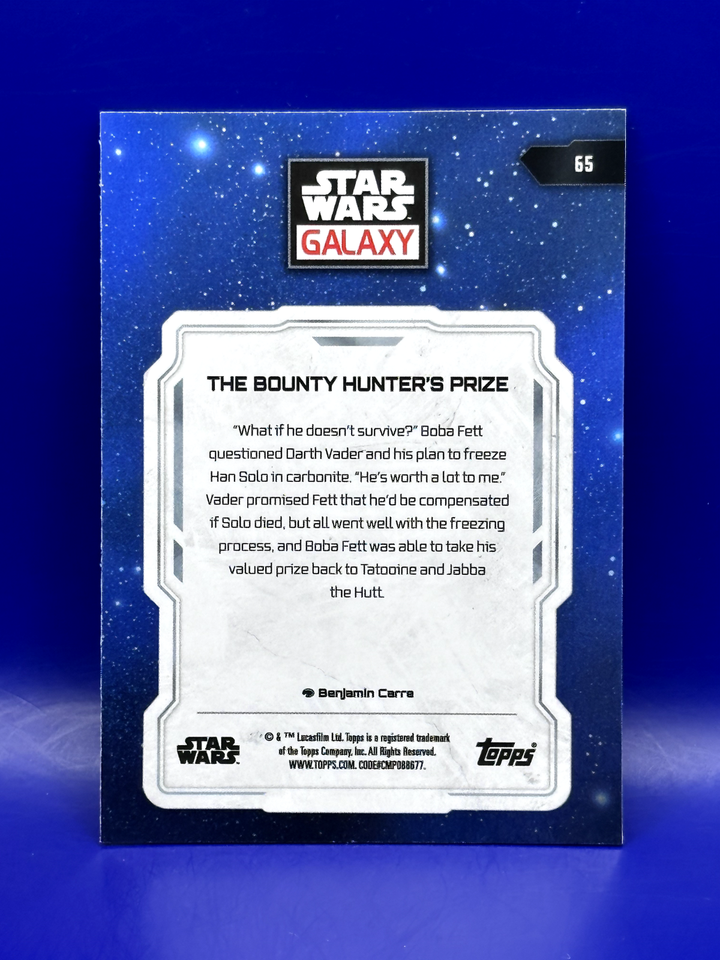 2024 Topps Chrome Star Wars Galaxy The Bounty Hunter's Prize #65 Base ...