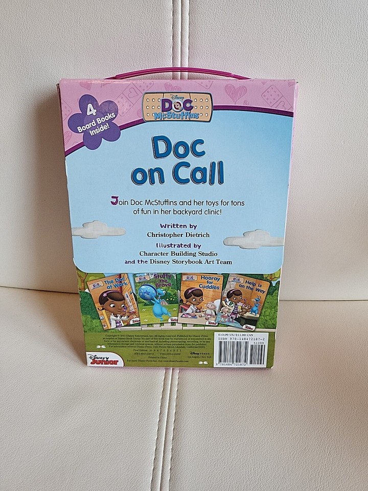 Doc Mcstuffins Doc on Call : Board Book Boxed Set by Disney Books 4 ...
