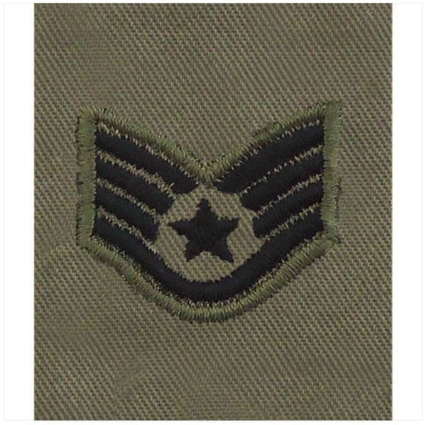 USAF US Air Force Staff Sergeant SSGT Rank Insignia Stripes Abu Jacket ...