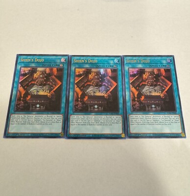 yugioh shien's dojo ultra rare 3x ra04-en088 ra04 | eBay