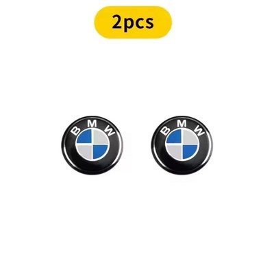 2x For BMW Key Fob Remote Badge Logo 14 MM Sticker Emblem Replacement ...