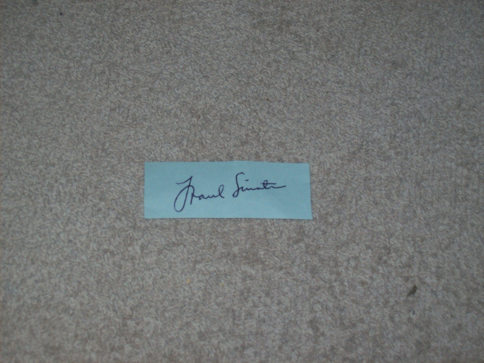 Frank Sinatra Hand Signed Autographed Paper - Singer The Rat Pack | eBay