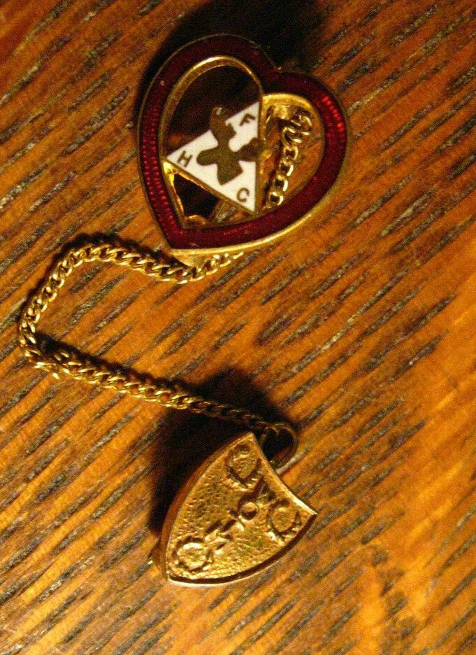 Moose Lodge Lapel Pin - Vintage Women Of The Moose WOTM Heart Member ...