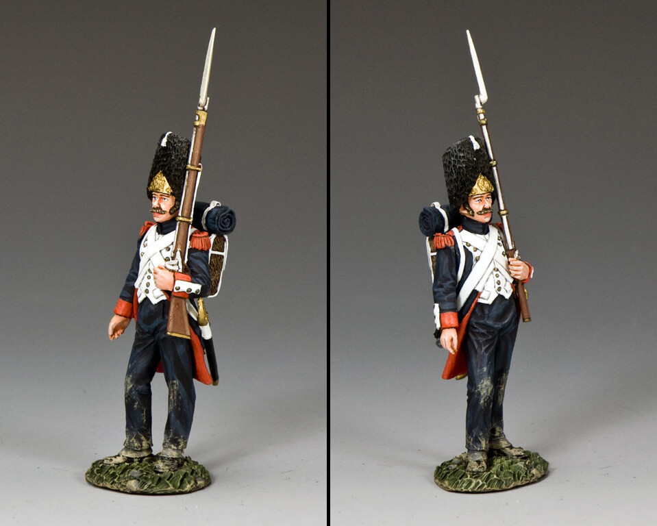 KING & COUNTRY THE AGE OF NAPOLEON NA403 FRENCH OLD GUARD SHOULDER ARMS ...