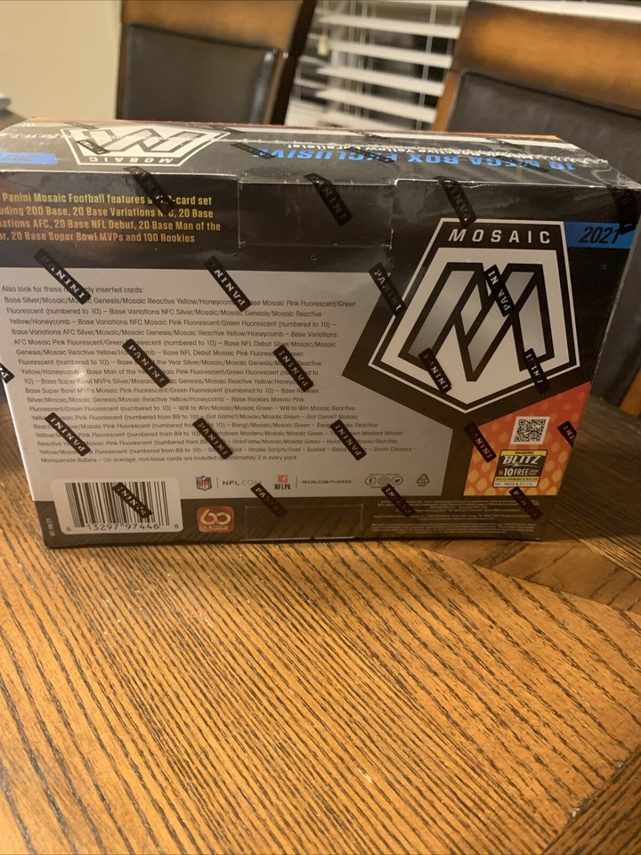 2021 Panini NFL Football Mosaic Mega Box Target New Factory Sealed | eBay