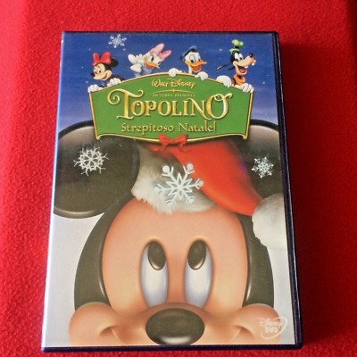 TOPOLINO STREPITOSO NATALE Walt Disney dvd Italiano x bambini cartoni ...