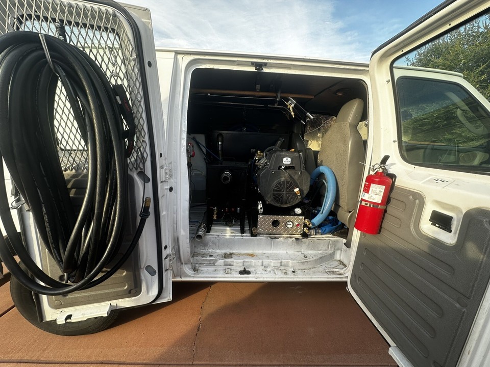 Carpet Cleaning Van Ford E-350 Extended Van / Truck mount Machine | eBay
