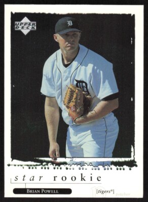 1998 Upper Deck Baseball Star Rookie Brian Powell #581 Detroit Tigers ...