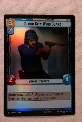 Cloud City Wing Guard FOIL, Star Wars Unlimited: SOR, , NM Condition | eBay