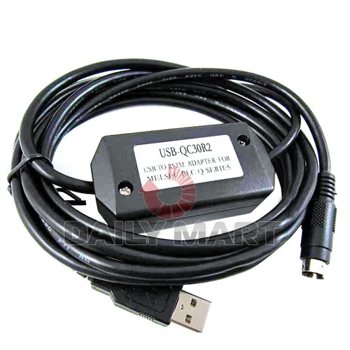 New Mitsubishi Interface Programming Cable USB-QC30R2 Connector Q ...