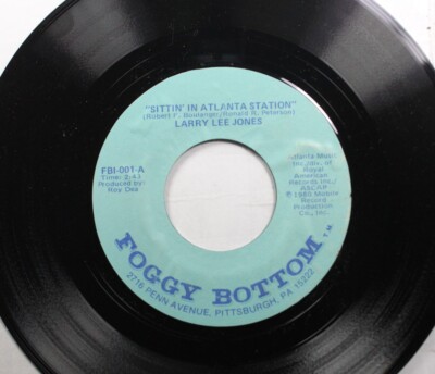 Country Nm! 45 Larry Lee Jones - Sittin In Atlanta Station / Sleep The ...