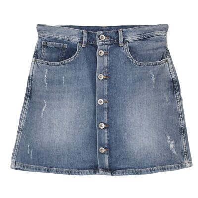 PEPE Damen Jeansrock Minirock Skirt TATE Stretch blue vintage blau ...