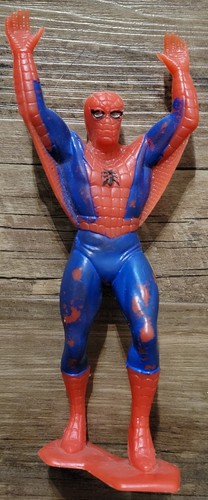 1960-70s Marvel Comics Marx Mexico Knock-Off MFG Painted 6" Spider-Man ...