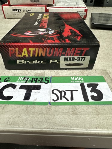 Premium Riveted Semi-Metallic Disc Brake Pads D377 | eBay