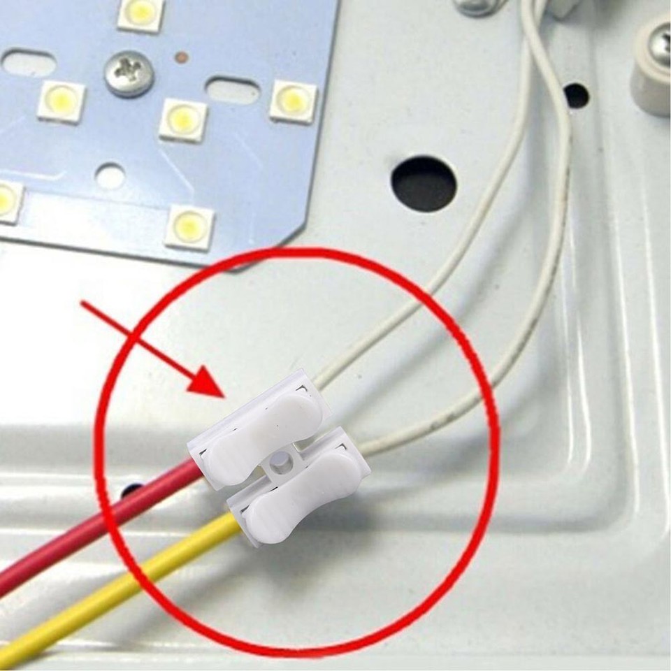 55PCS CH2 Quick Connect Terminal Block 220V 6A Wire Branching Connector ...