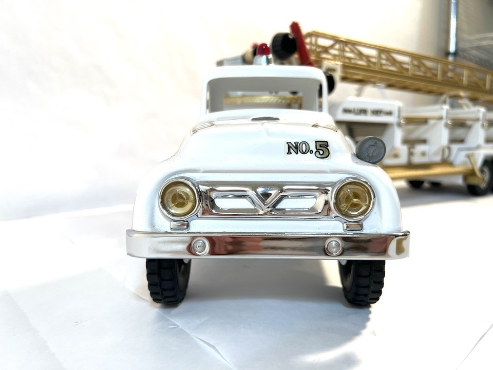 Tonka TFD No. 5 Fire Truck Cab and Doepke Aerial Ladder Fire Truck ...