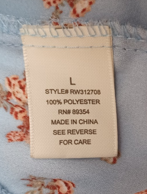 Women's No Comment Blue Floral Daisy Duke Southern Country Off Shoulder ...