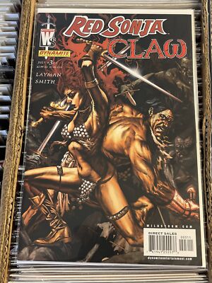 RED SONJA CLAW #3 LEE BERMEJO REGULAR MAIN COVER 2006 vampirella conan ...