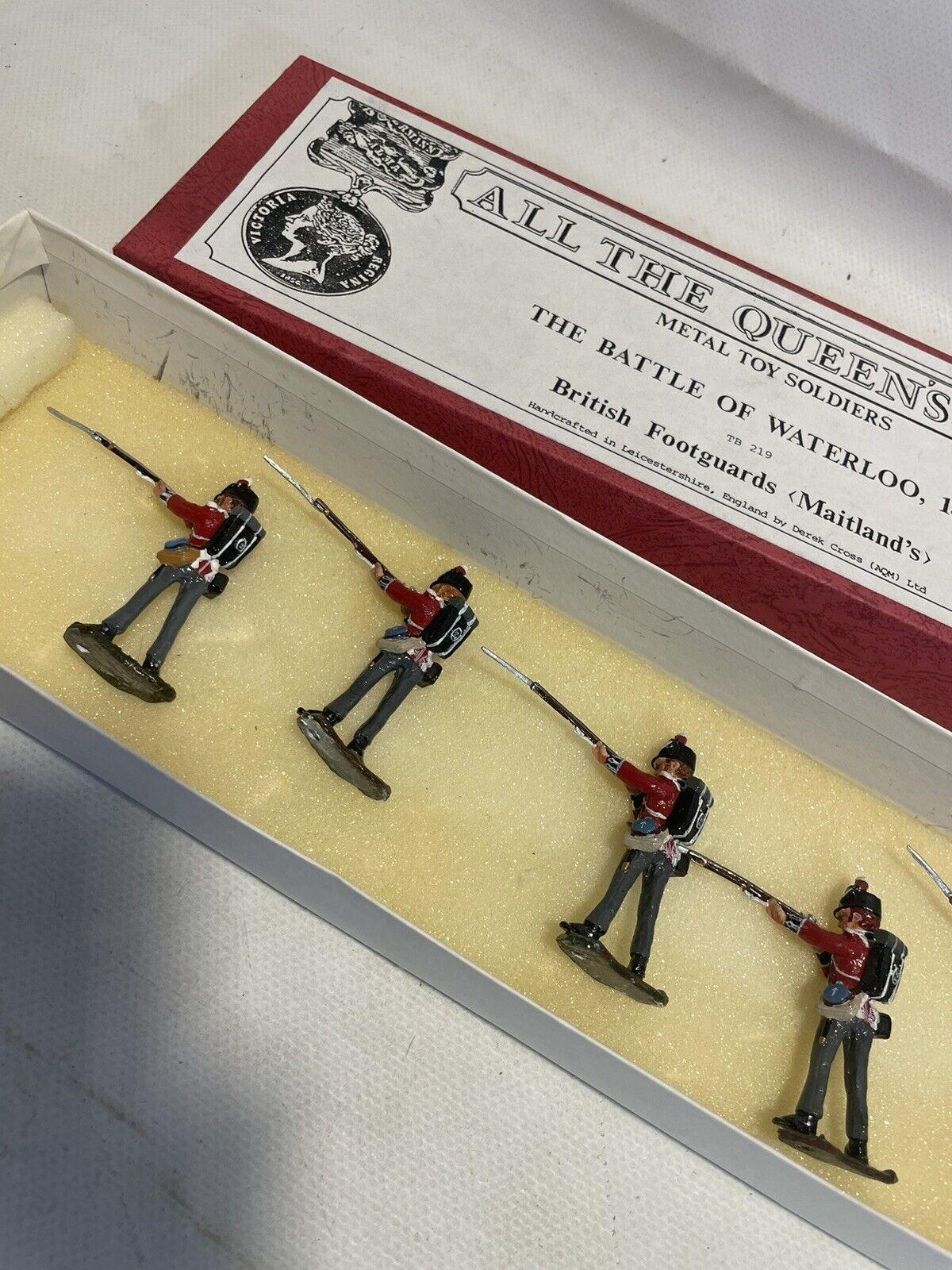 All The Queen’s Men Toy Soldiers British Foot guards Waterloo 1815 Set ...