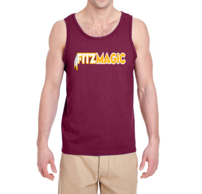 Washington Football Team Ryan Fitzpatrick Fitzmagic Text Logo Tank Top ...