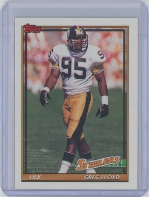 GREG LLOYD 1991 Topps #303 Steelers | eBay