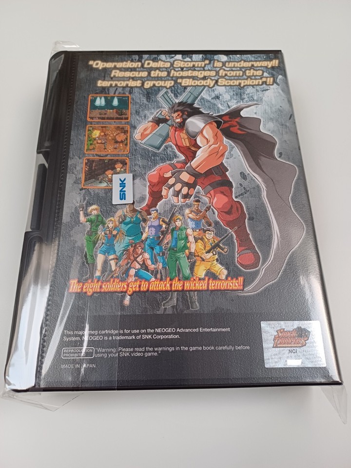 SHOCK TROOPERS USA NEO GEO AES Brand new neogeo AES NCI #SERIAL POSTER ...